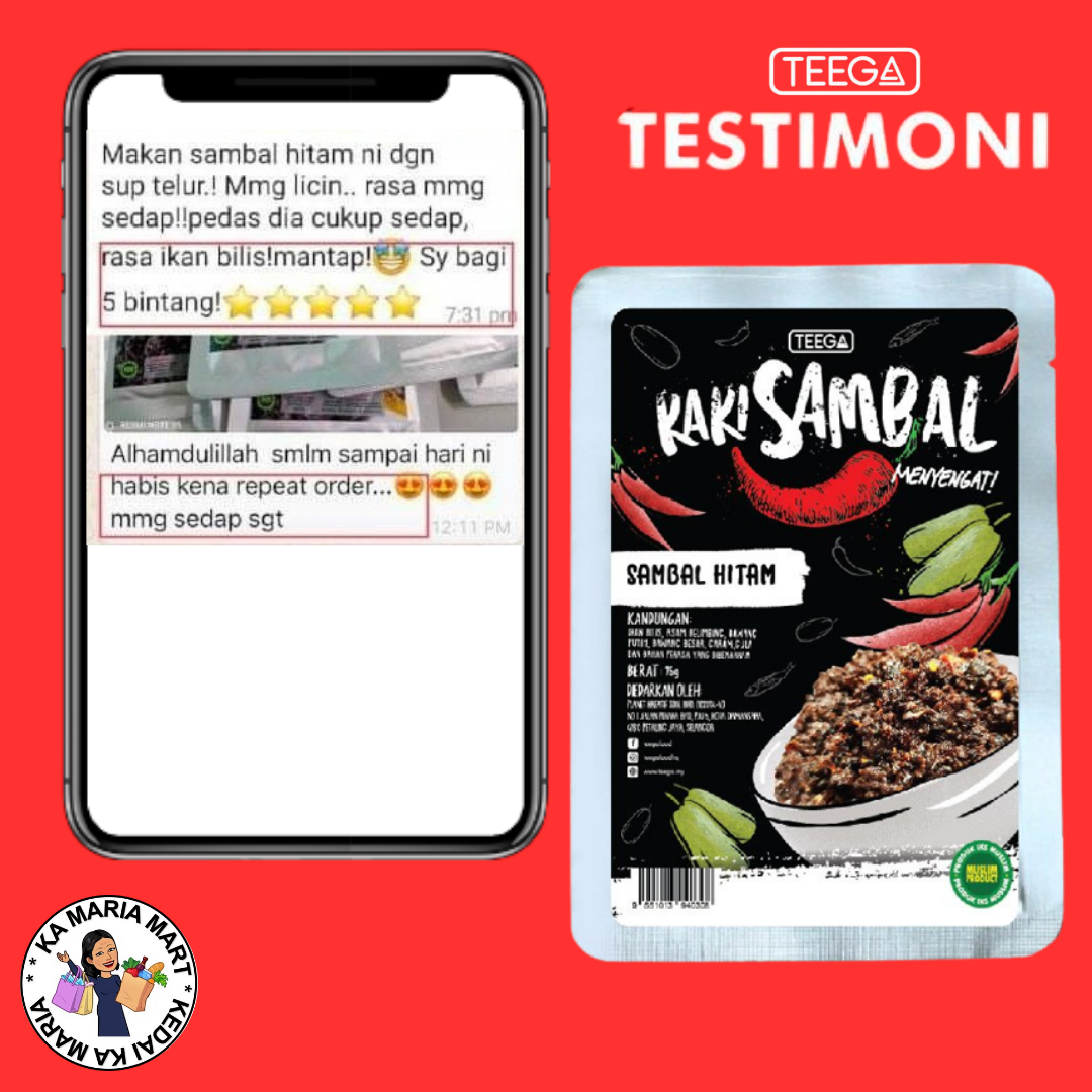 TEEGA SAMBAL HITAM LIPIS TEEGA SAMBAL HITAM LIPIS